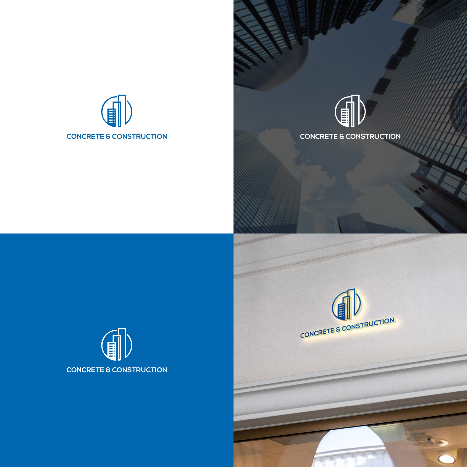 Bold, Serious, Building Logo Design for Concrete & Construction by ...