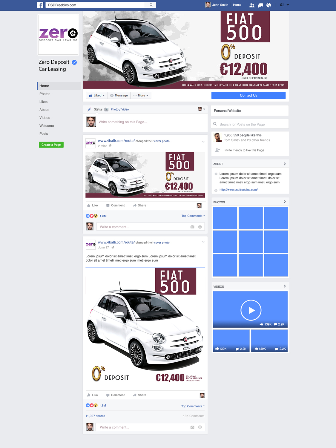 Bold, Playful, Automotive Facebook Design for Motors Inc. ltd by uk ...