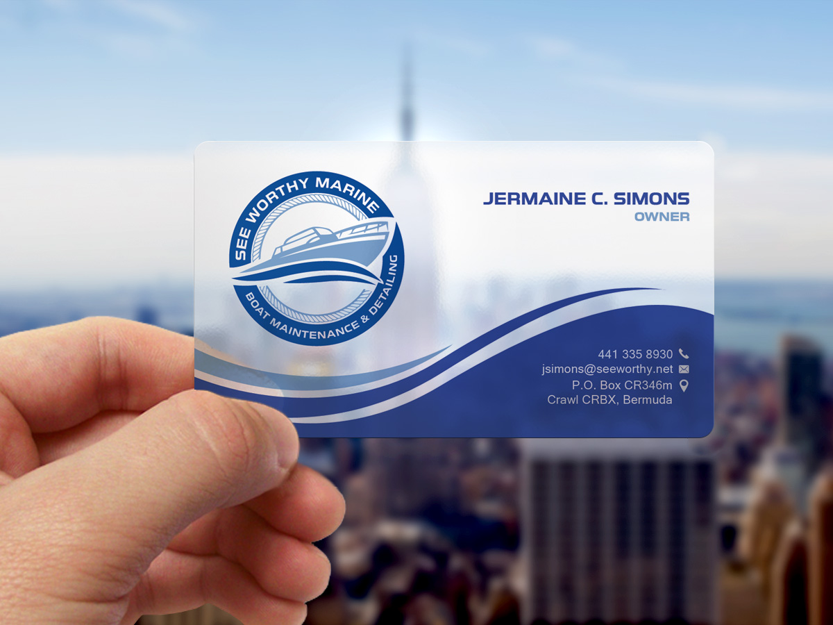 Modern, Professional, Marine Business Card Design for a Company by ...