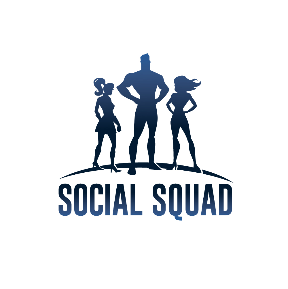 Bold, Playful Logo Design for Social Squad by Kreative Fingers | Design ...