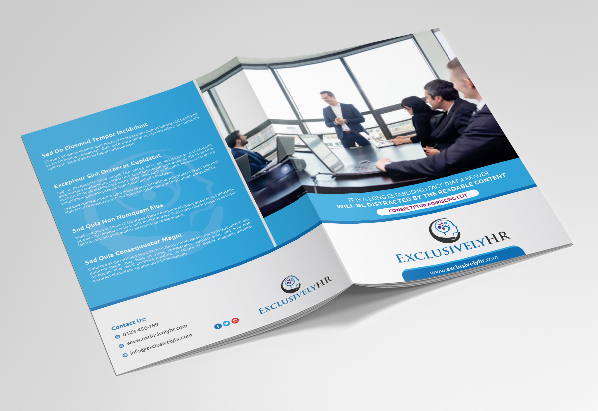 Elegant, Modern, Human Resource Brochure Design for a Company by ESolz ...