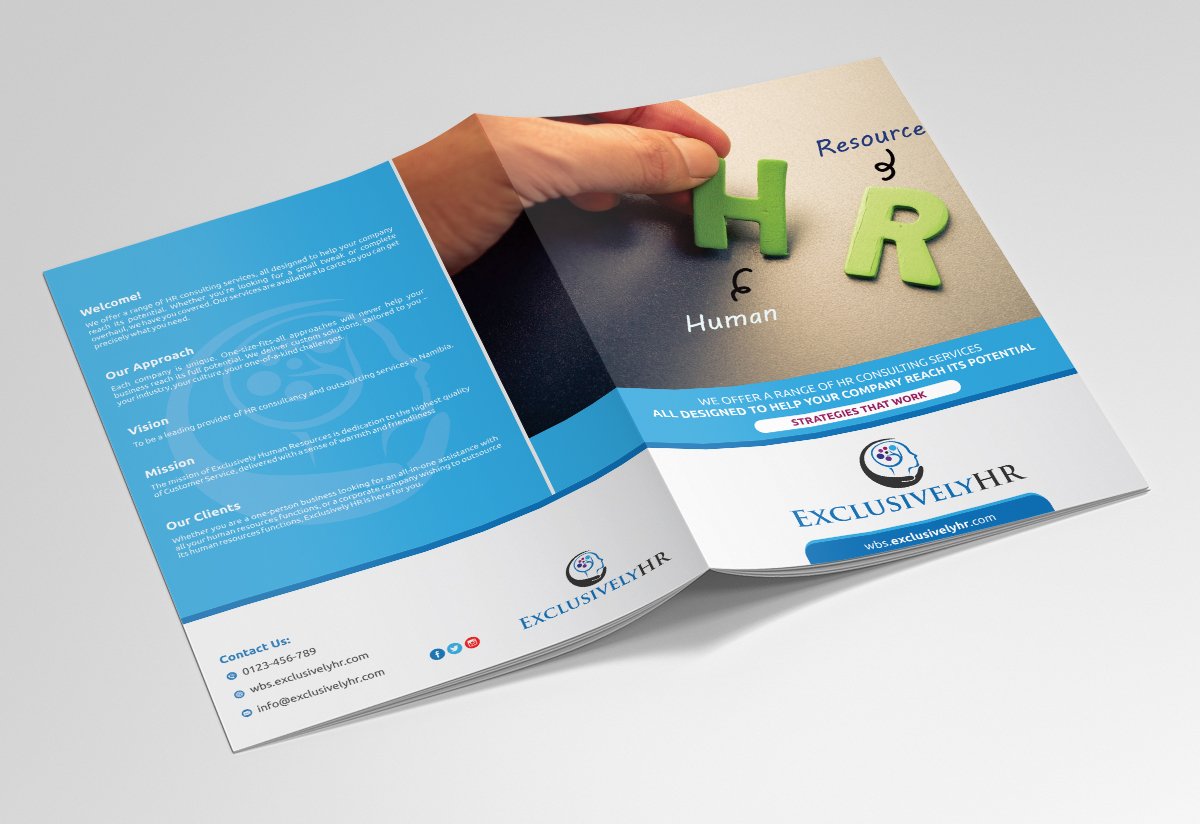 Elegant, Modern, Human Resource Brochure Design for a Company by ESolz ...