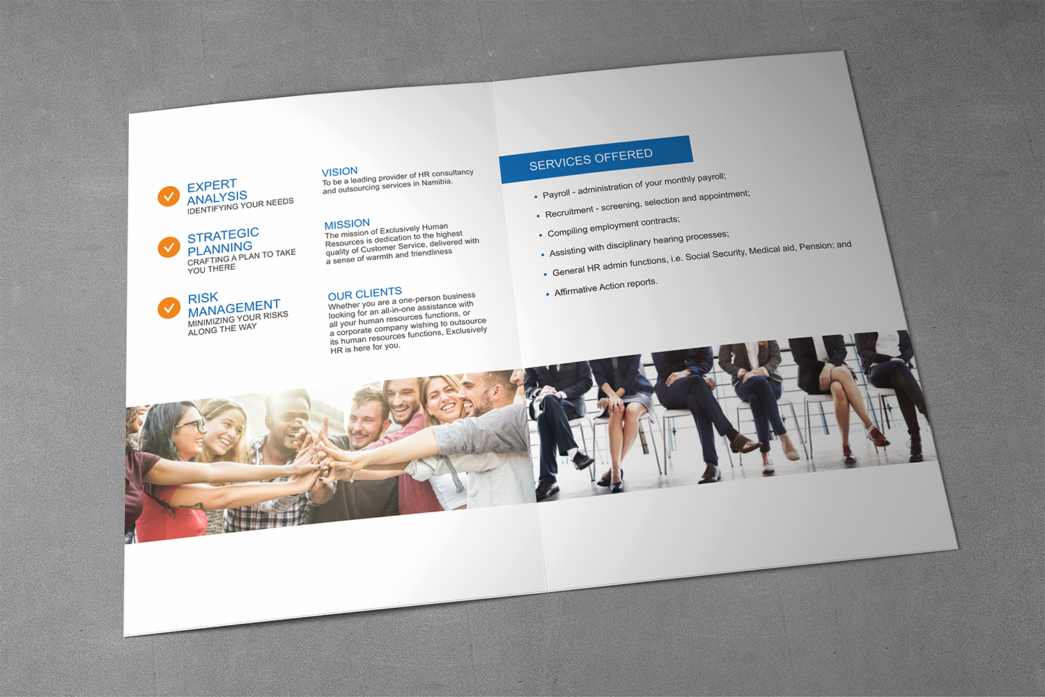 Elegant, Modern, Human Resource Brochure Design for a Company by ...
