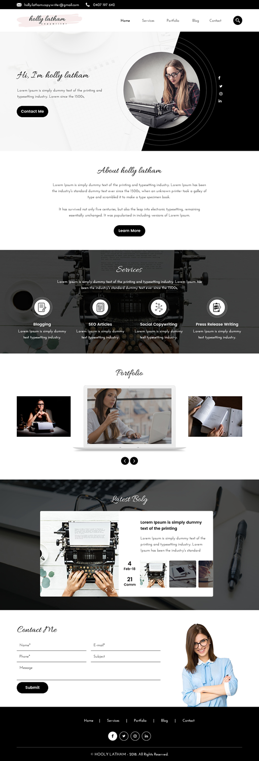 Elegant, Traditional Web Design for a Company by rightway | Design ...