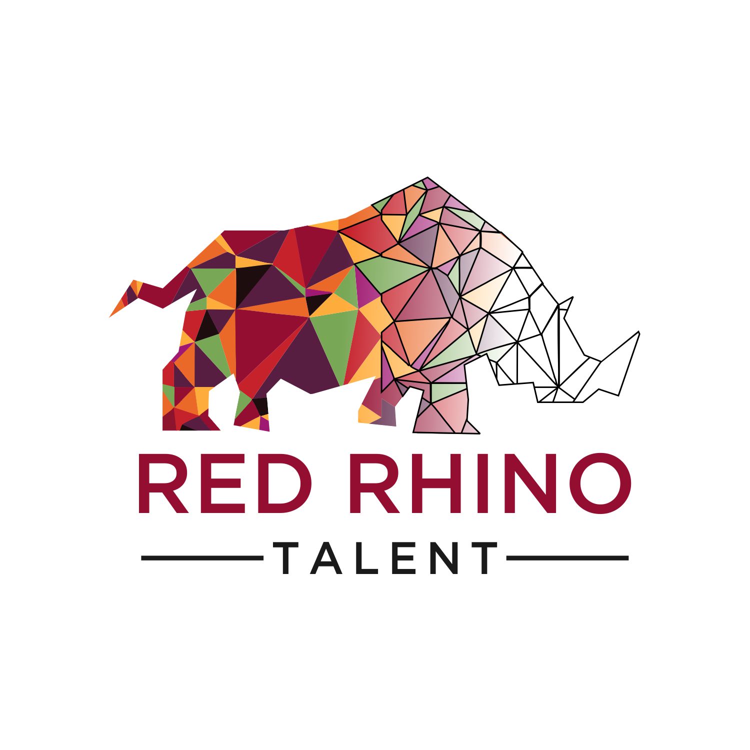 Logo Design for Red Rhino Talent by Sarah Graphic | Design #19576597