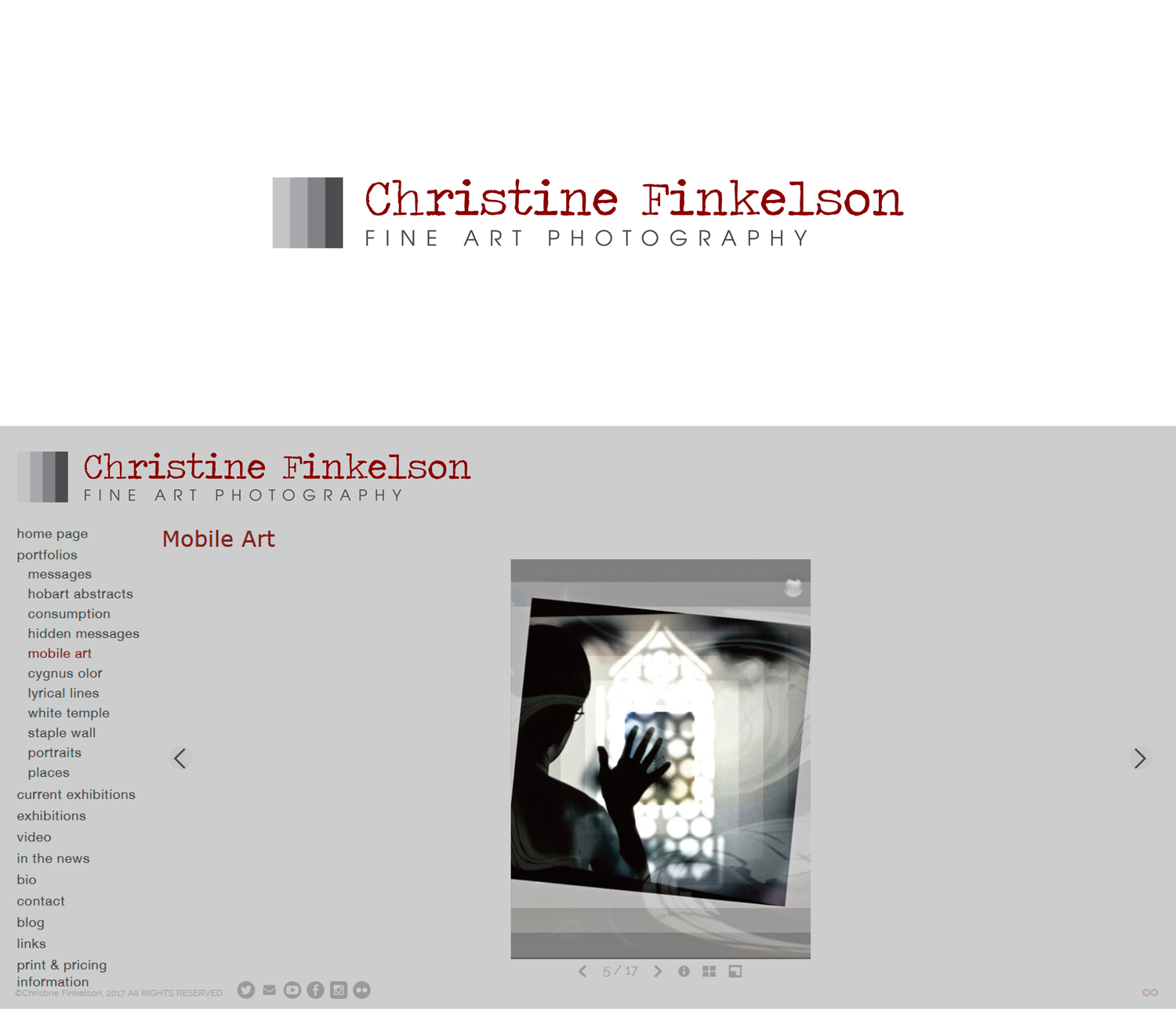 Logo Design for Christine Finkelson Fine Art Photography by tavi ...