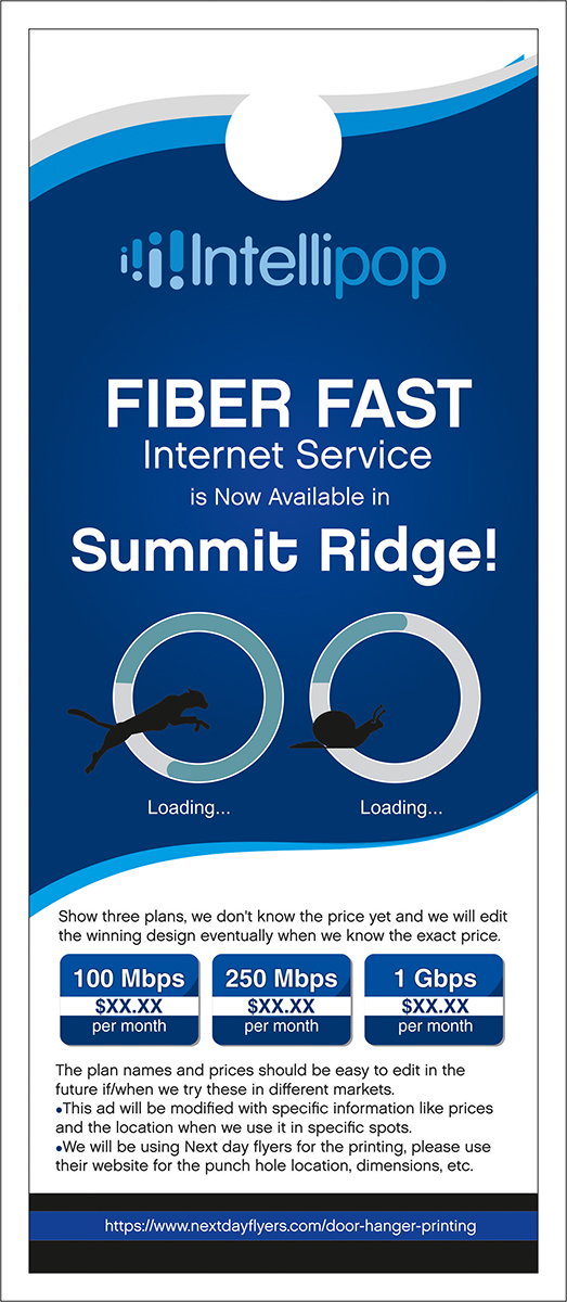 Modern, Bold, Internet Service Provider Flyer Design for a Company by ...