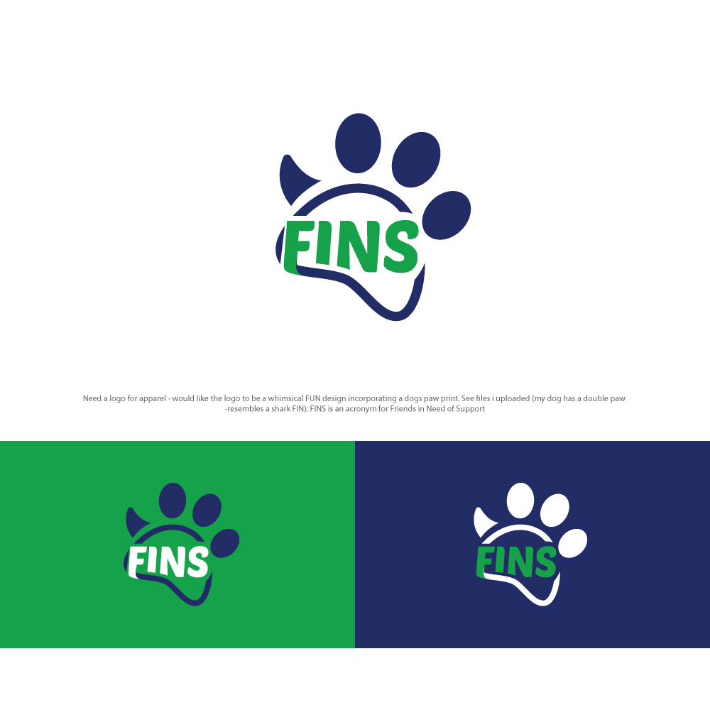 Logo Design for FINS by ESolz Technologies | Design #19585021