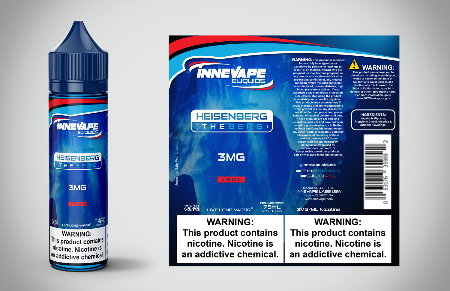 Bold, Modern, E-Cigarette Logo Design for Innevape Eliquids by ...