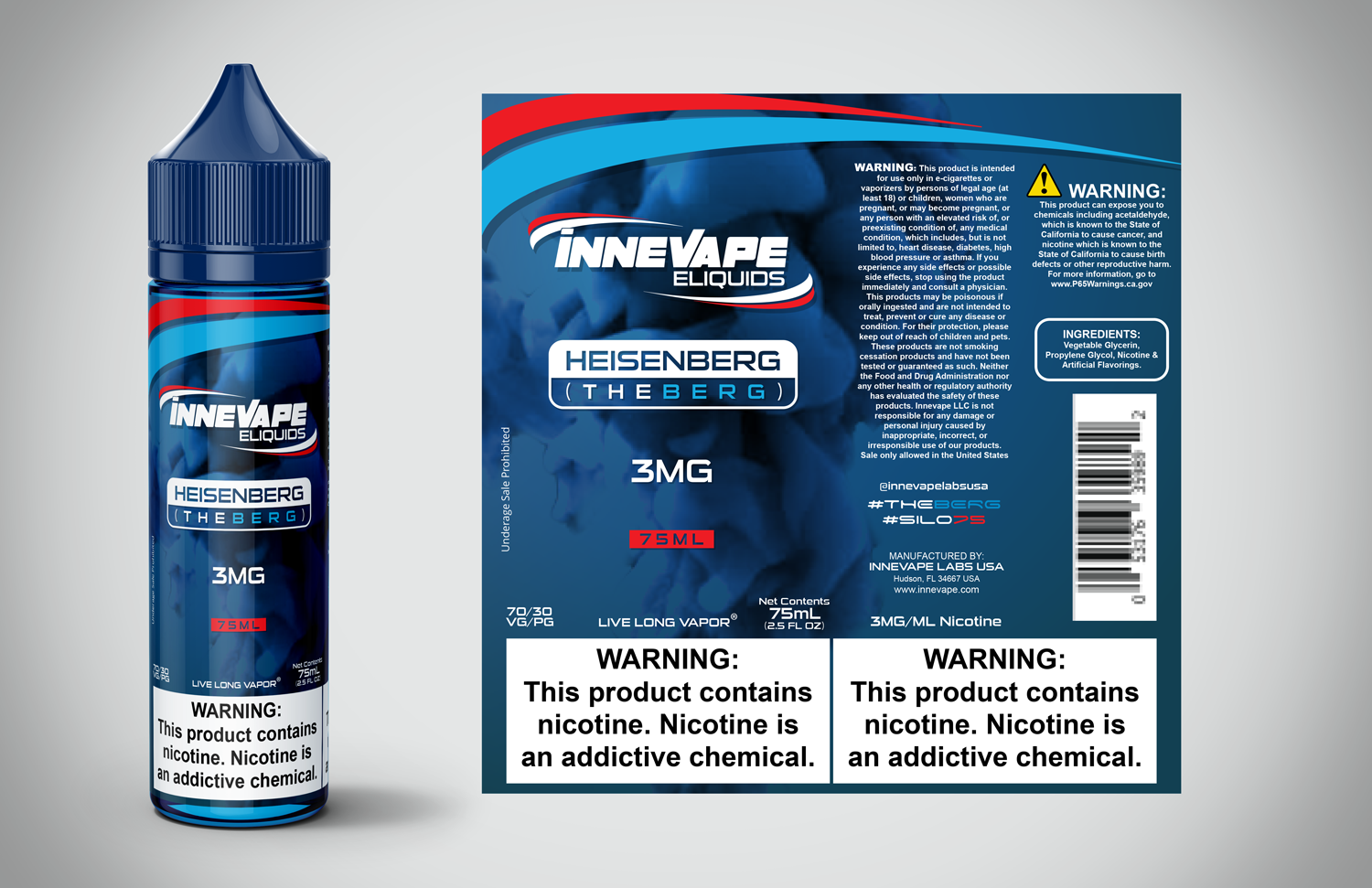 Bold, Modern, E-Cigarette Logo Design for Innevape Eliquids by ...