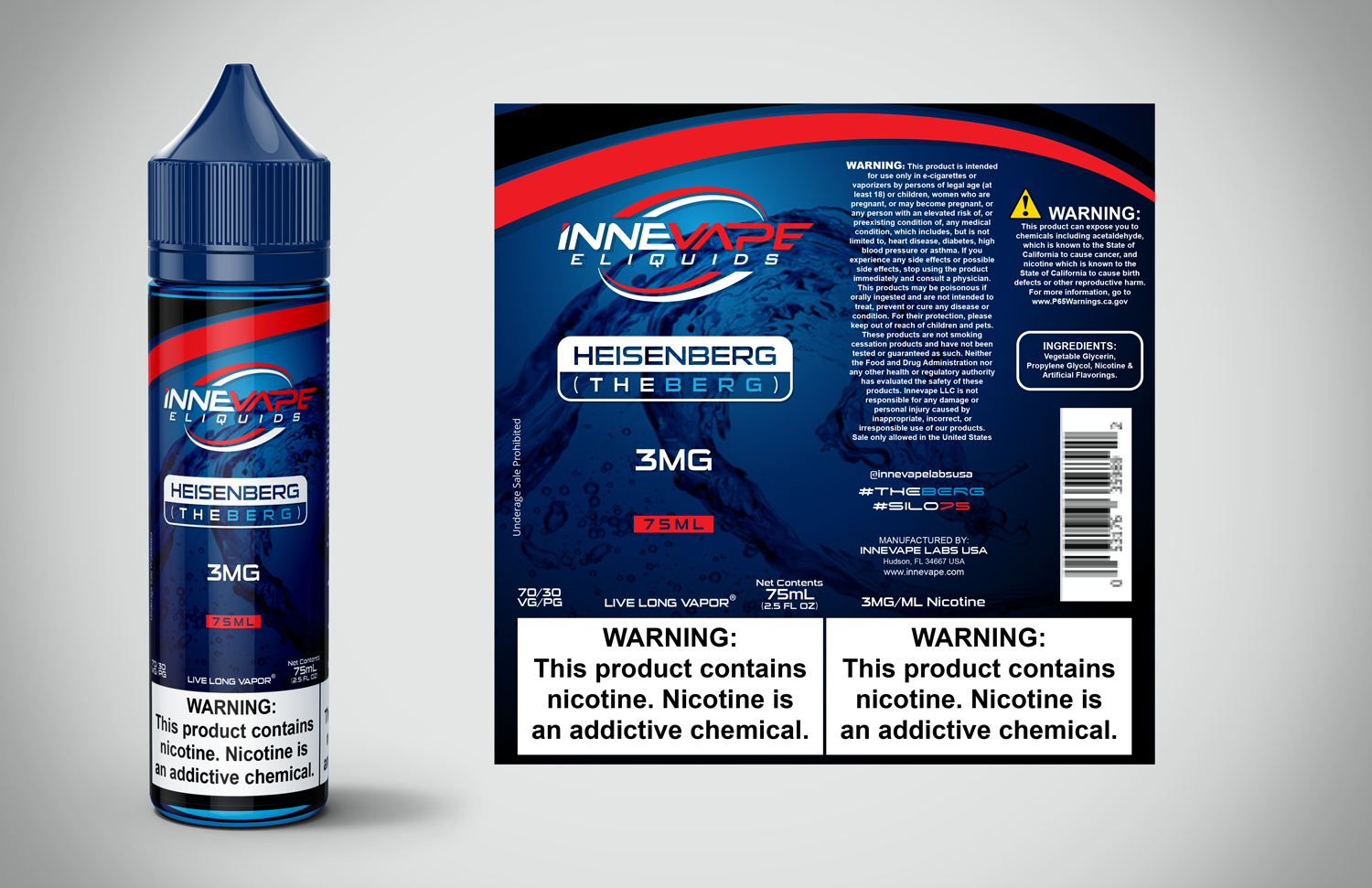 Bold, Modern, E-Cigarette Logo Design for Innevape Eliquids by ...