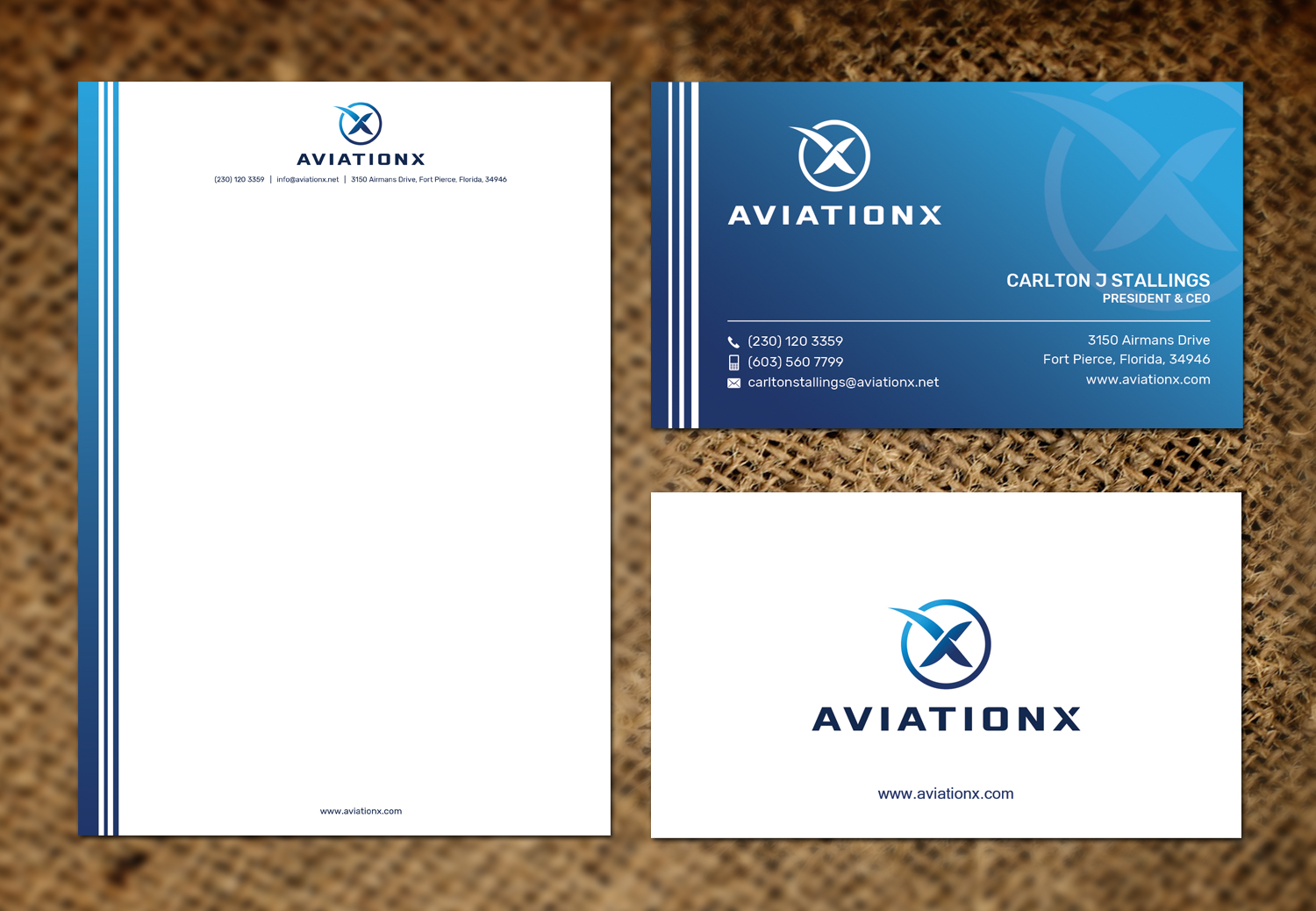 Upmarket, Bold, Aviation Business Card Design for a Company by ...