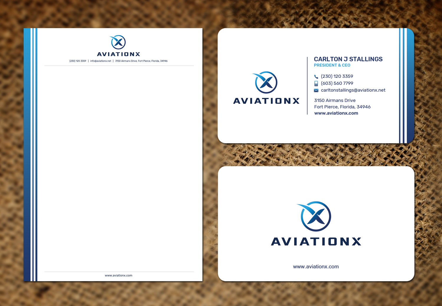 Upmarket, Bold, Aviation Business Card Design for a Company by ...
