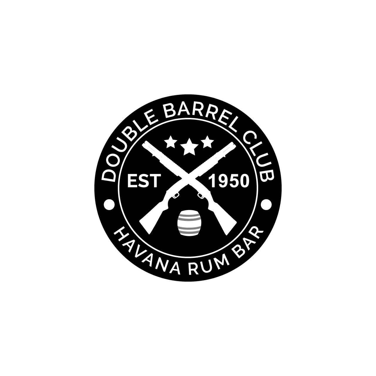 Elegant, Upmarket, Restaurant Logo Design for DOUBLE BARREL CLUB ...