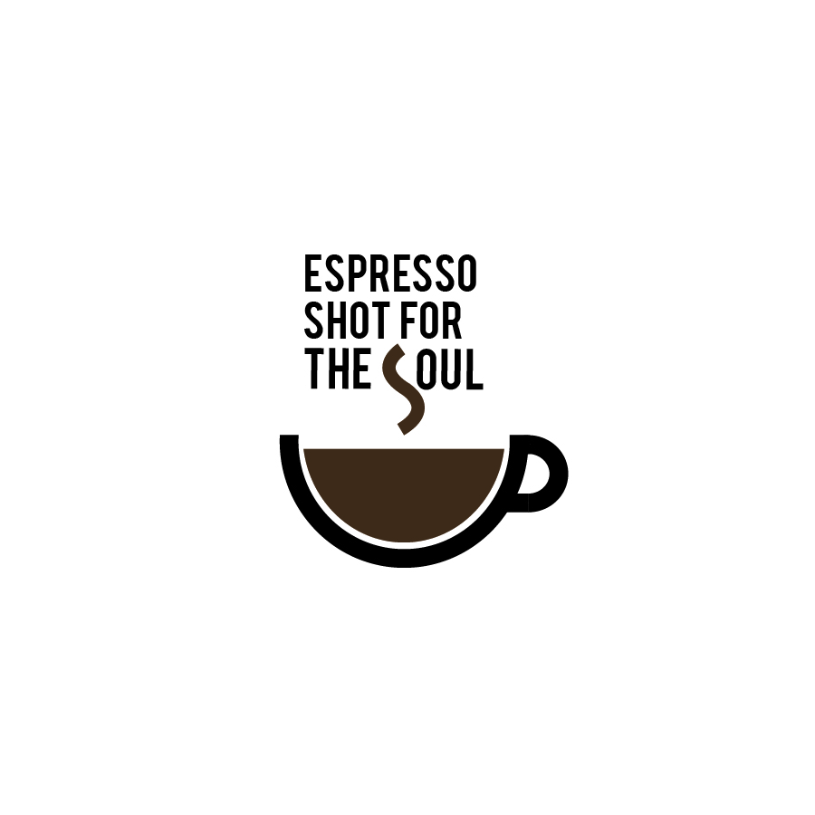 Bold, Playful Logo Design for Espresso Shot For The Soul by NadiaG ...