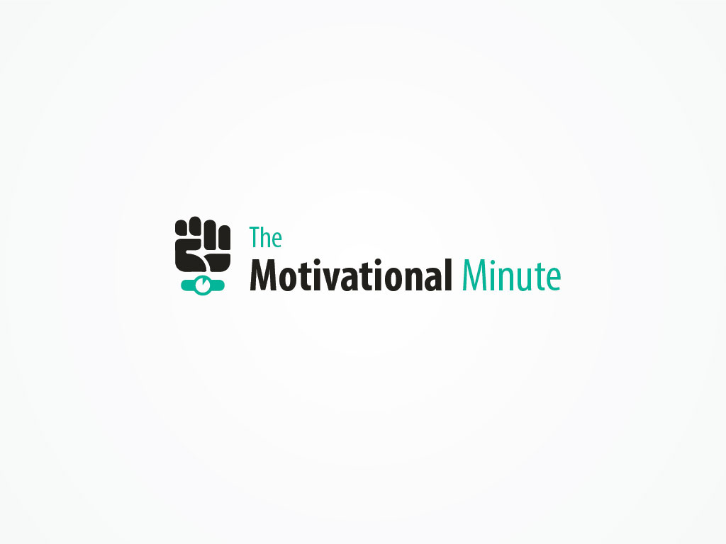 Personable, Serious, Motivation Logo Design for The Motivational Minute ...