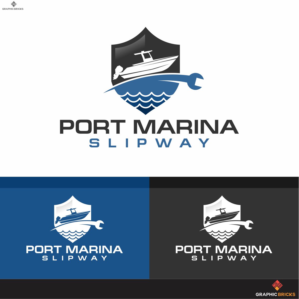 Elegant, Traditional Logo Design for Port Marina Slipway by Graphic ...