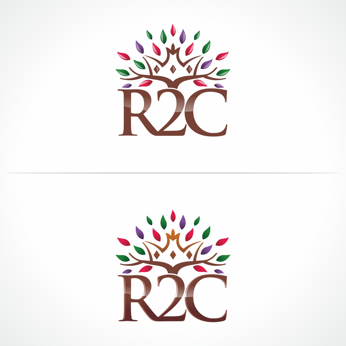 Playful, Modern Logo Design for R2C by Kreative Fingers | Design #19647735