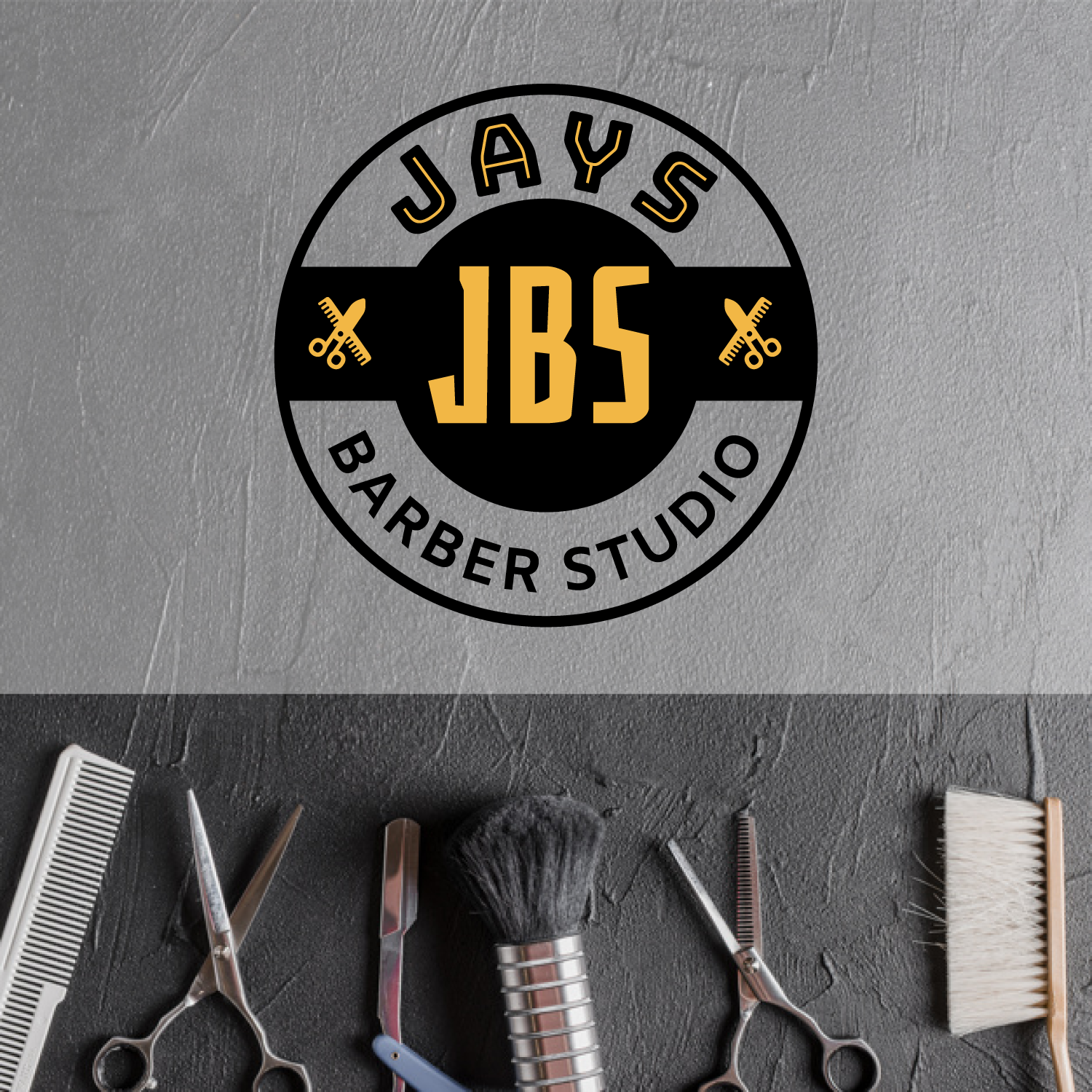 Elegant, Playful Logo Design for Jays Barber Studio by Sky_Art | Design ...
