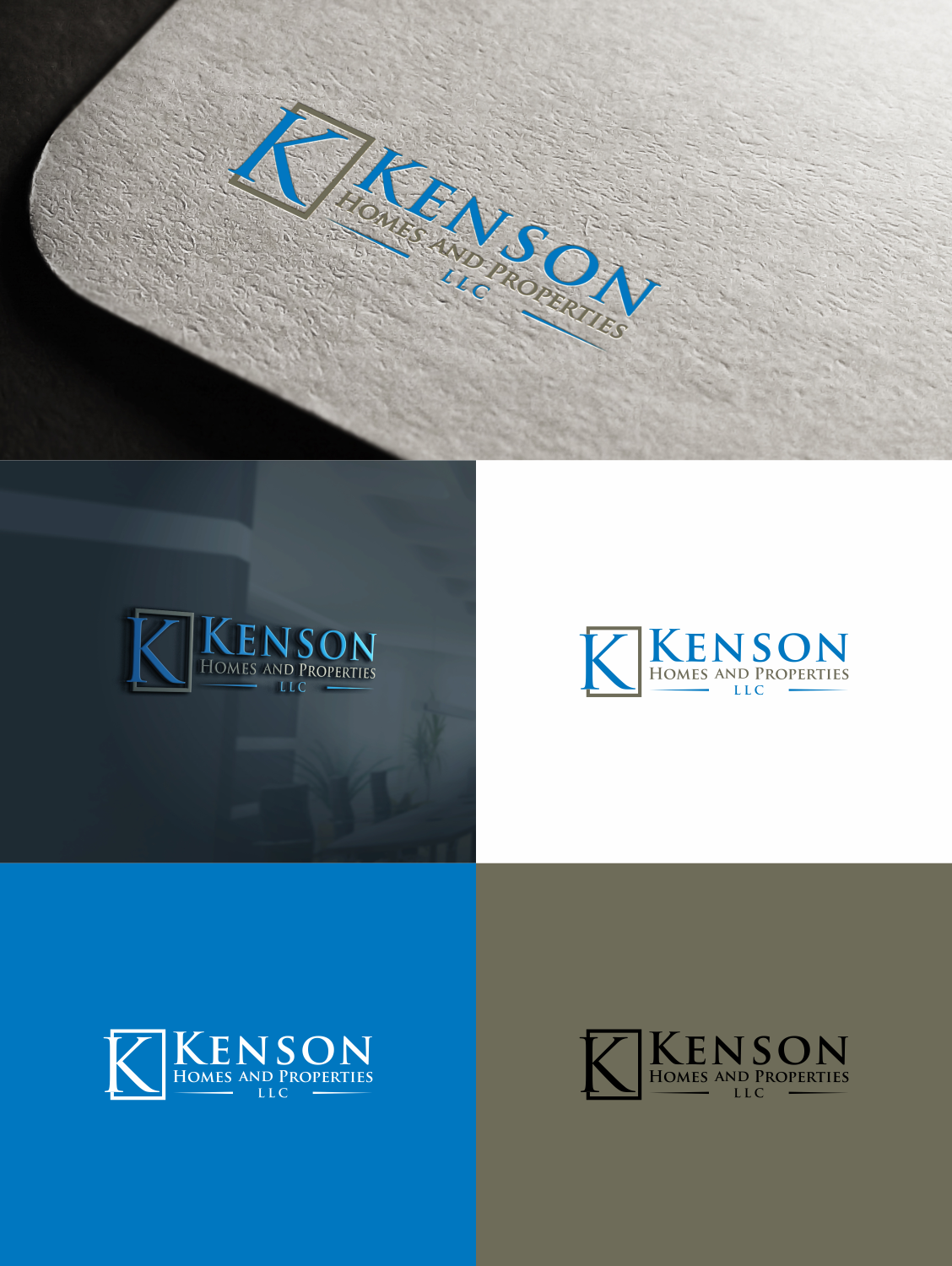 Elegant, Playful Logo Design for Kenson Properties LLC Kenson Homes LLC ...
