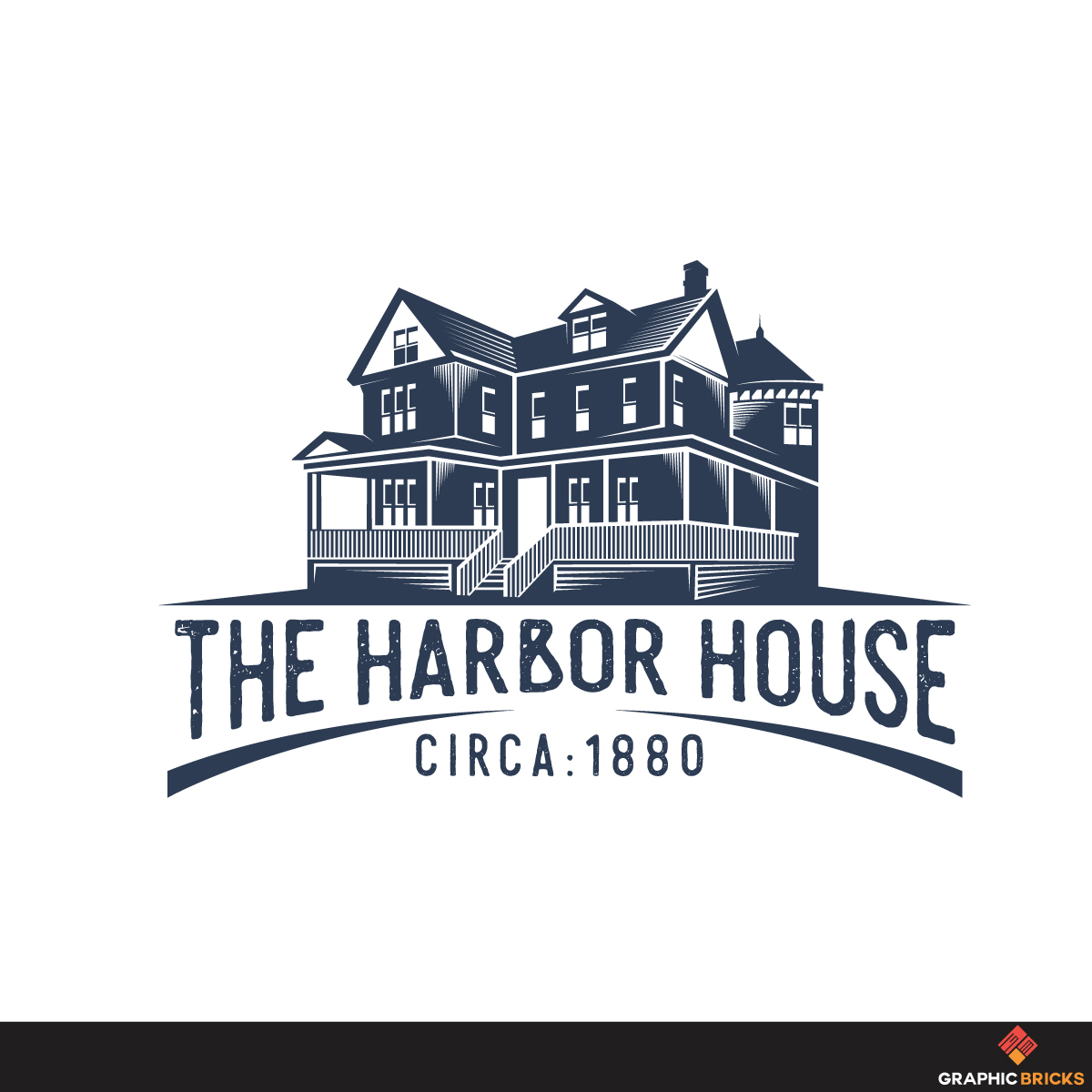 Logo Design for The Harbor House Bed and Breakfast by Graphic Bricks ...