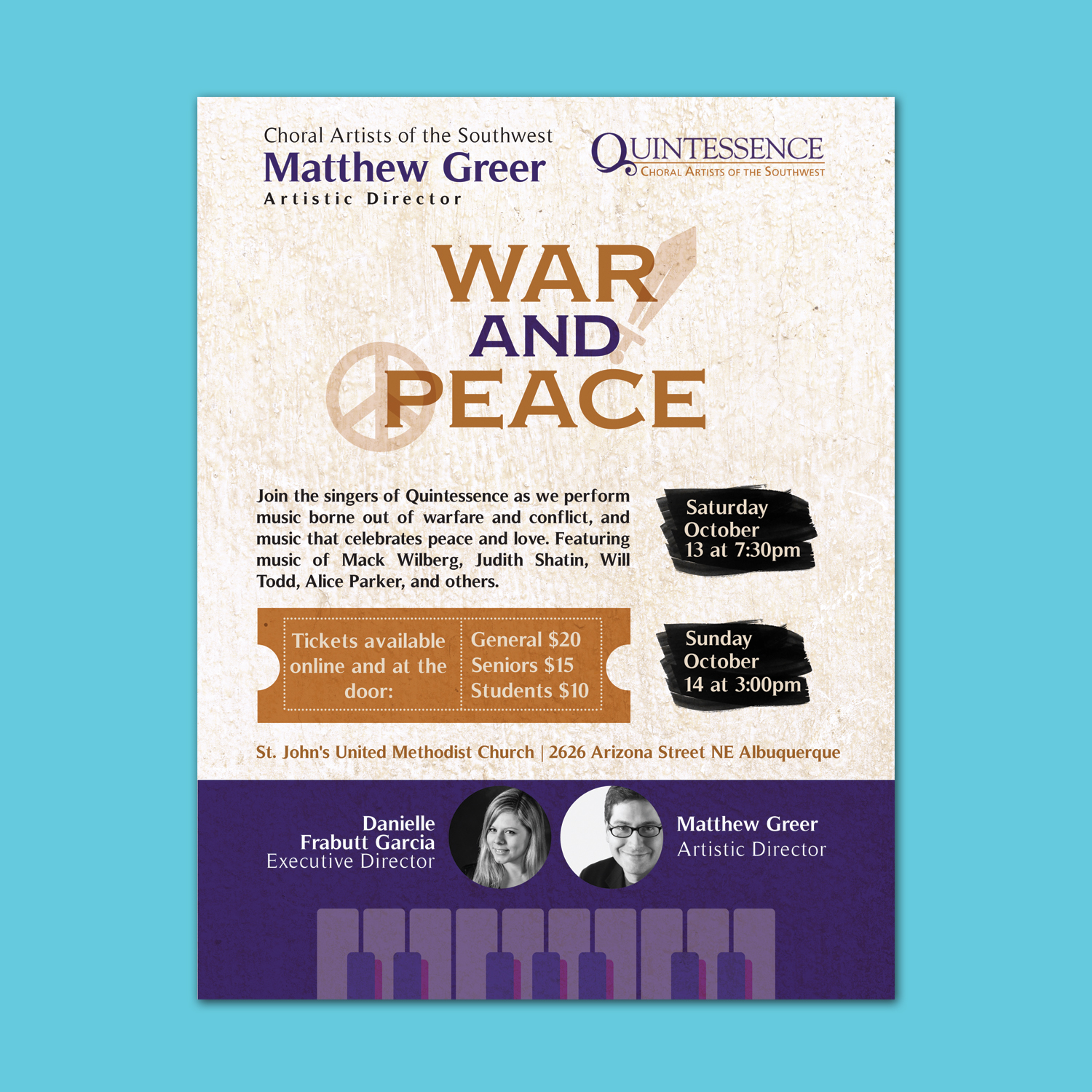 Bold, Serious Flyer Design for St. John's United Methodist Church by ...