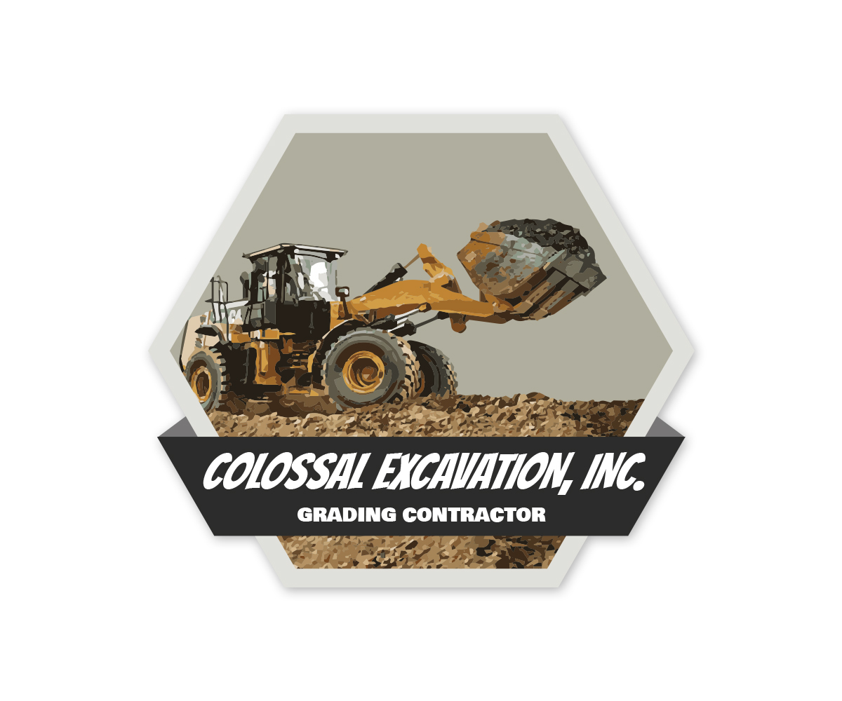 Bold, Modern Logo Design for Colossal excavation, inc. Grading ...