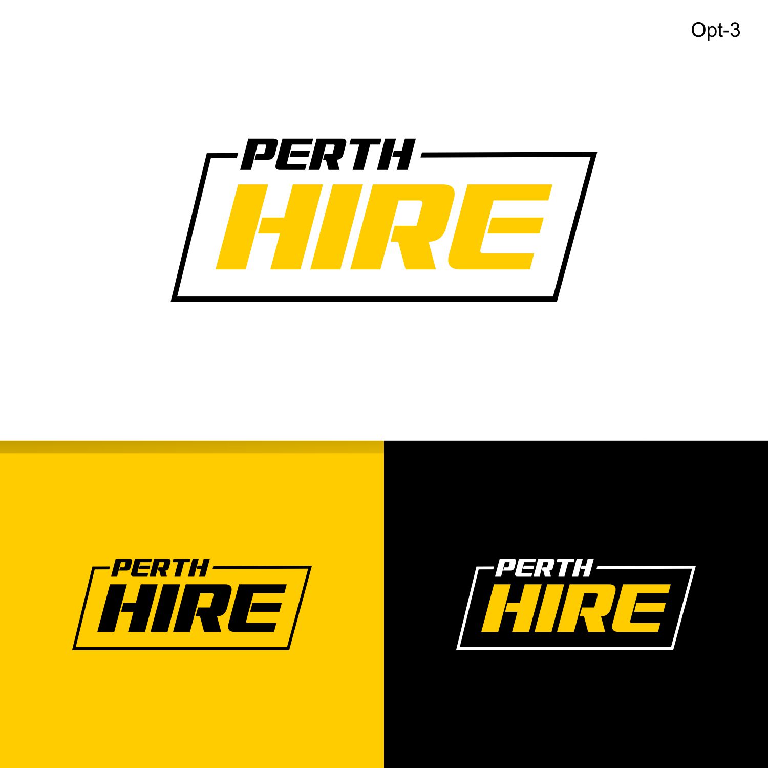 Bold, Serious, Hire Logo Design for Perth Hire by Graphic Media ...