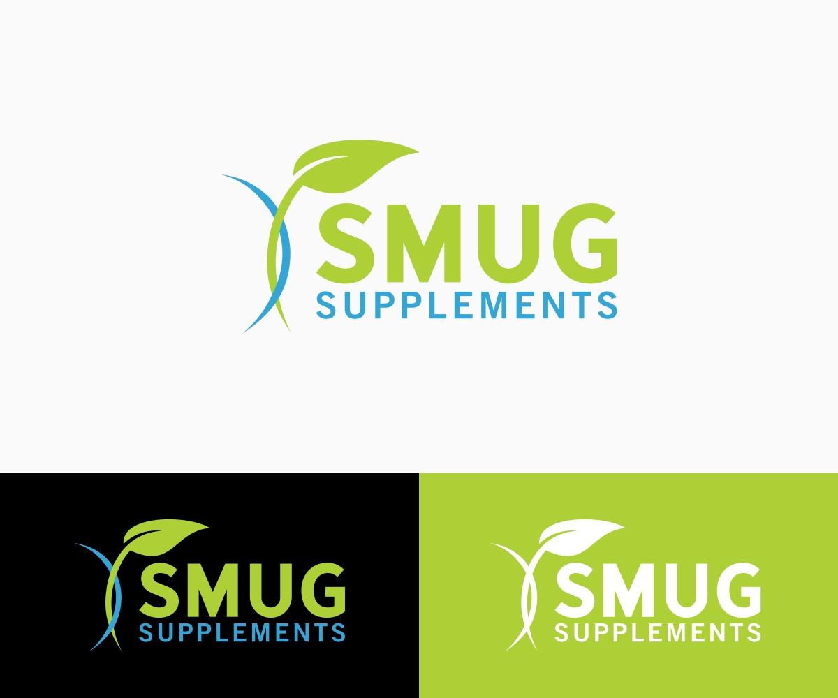 Modern, Bold, Supplement Logo Design for SMUG Supplements by B8 ...