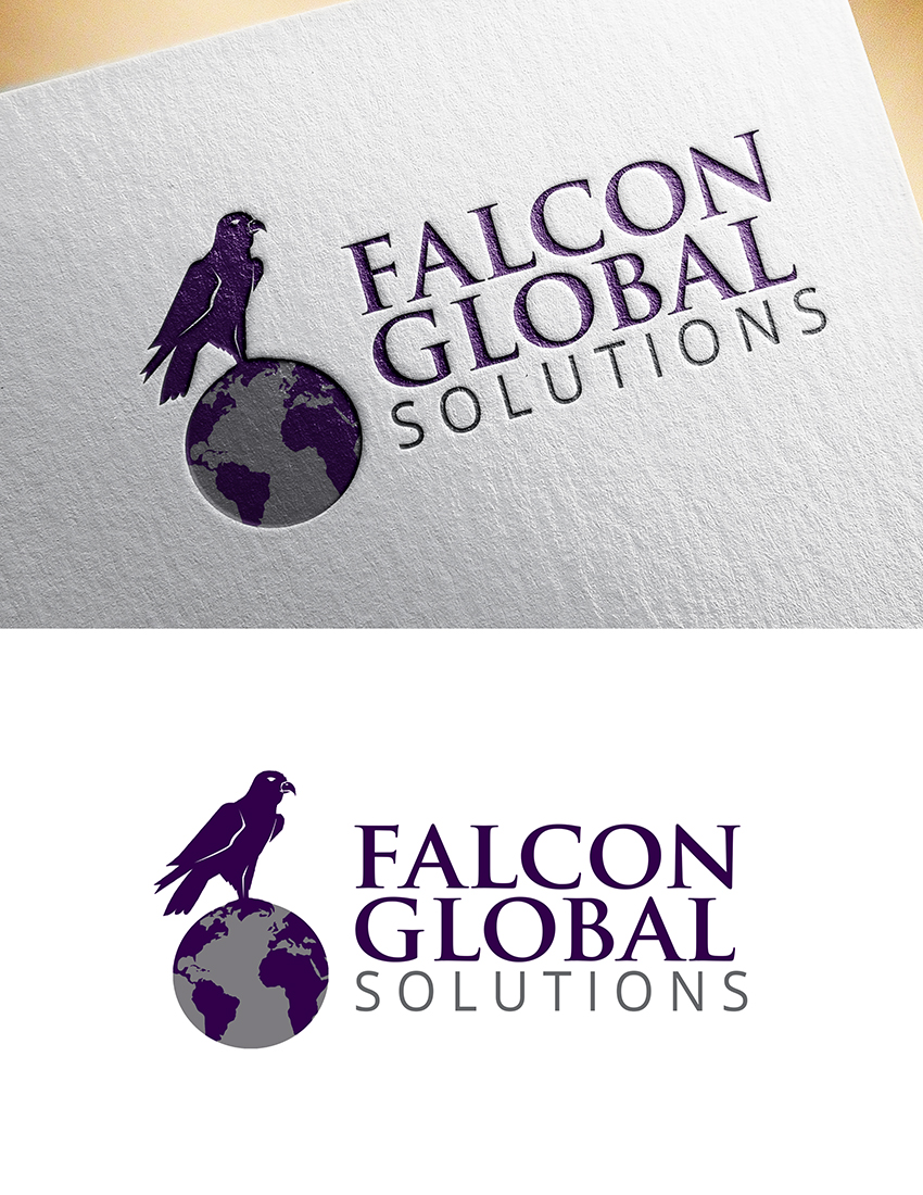 Elegant, Playful Logo Design for Falcon Global Solutions by NILDesigns | Design #19656109