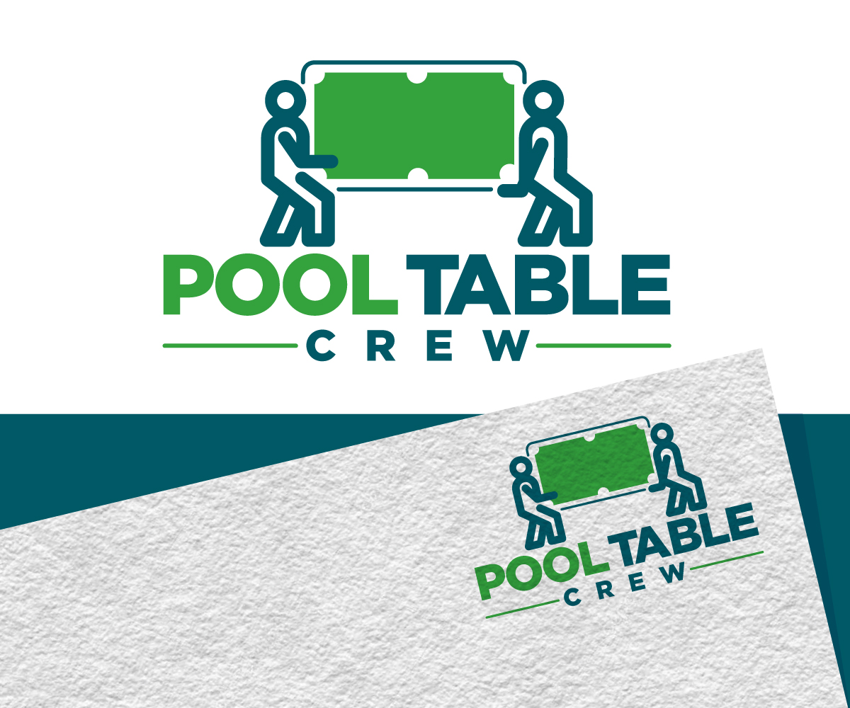 Feminine, Economical Logo Design for Pool Table Crew by Jay Design ...