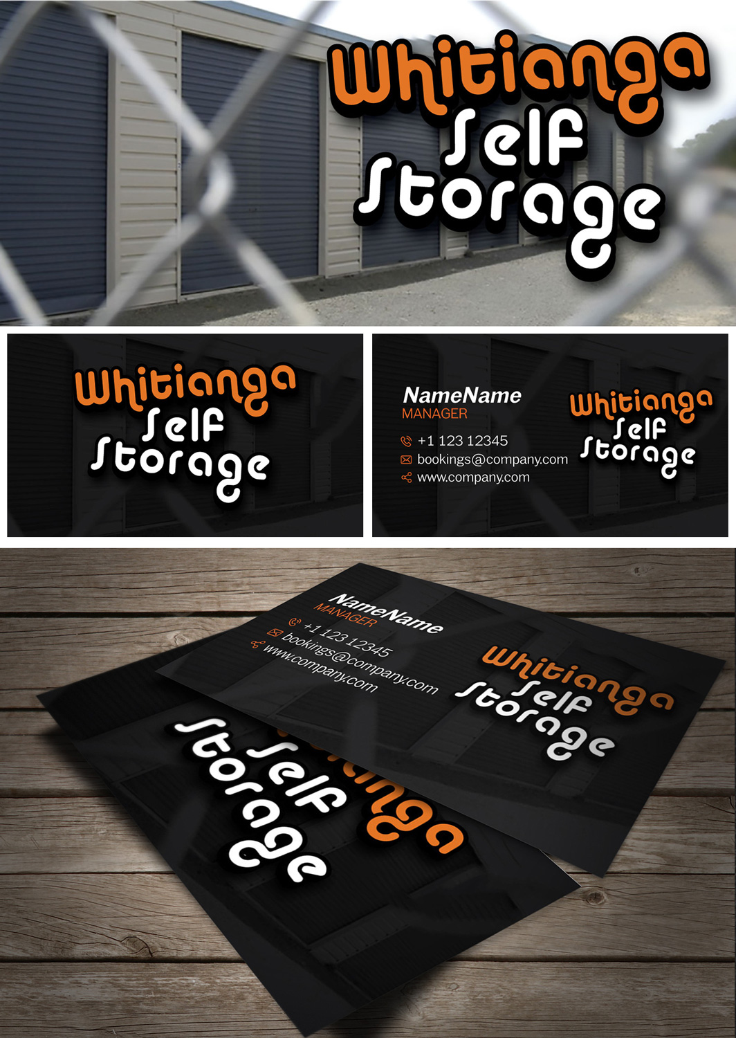 Modern, Bold, Self Storage Logo Design for Whitianga Self Storage by ...
