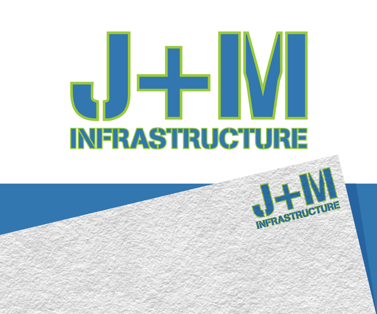 Bold, Professional Logo Design for J+M Infrastructure by Jay Design ...