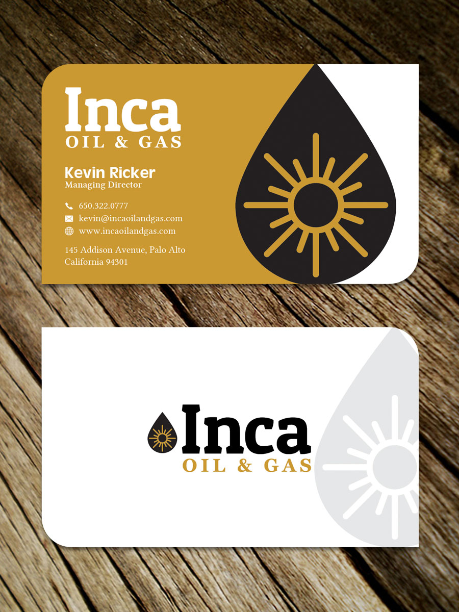 Diseño de Tarjeta de Presentación for Inca Oil and Gas por Sandaruwan ...