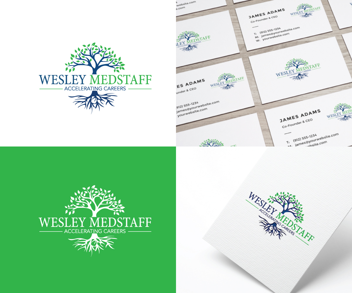Upmarket, Bold, Medical Logo Design for Wesley Medstaff by Samuel paul ...