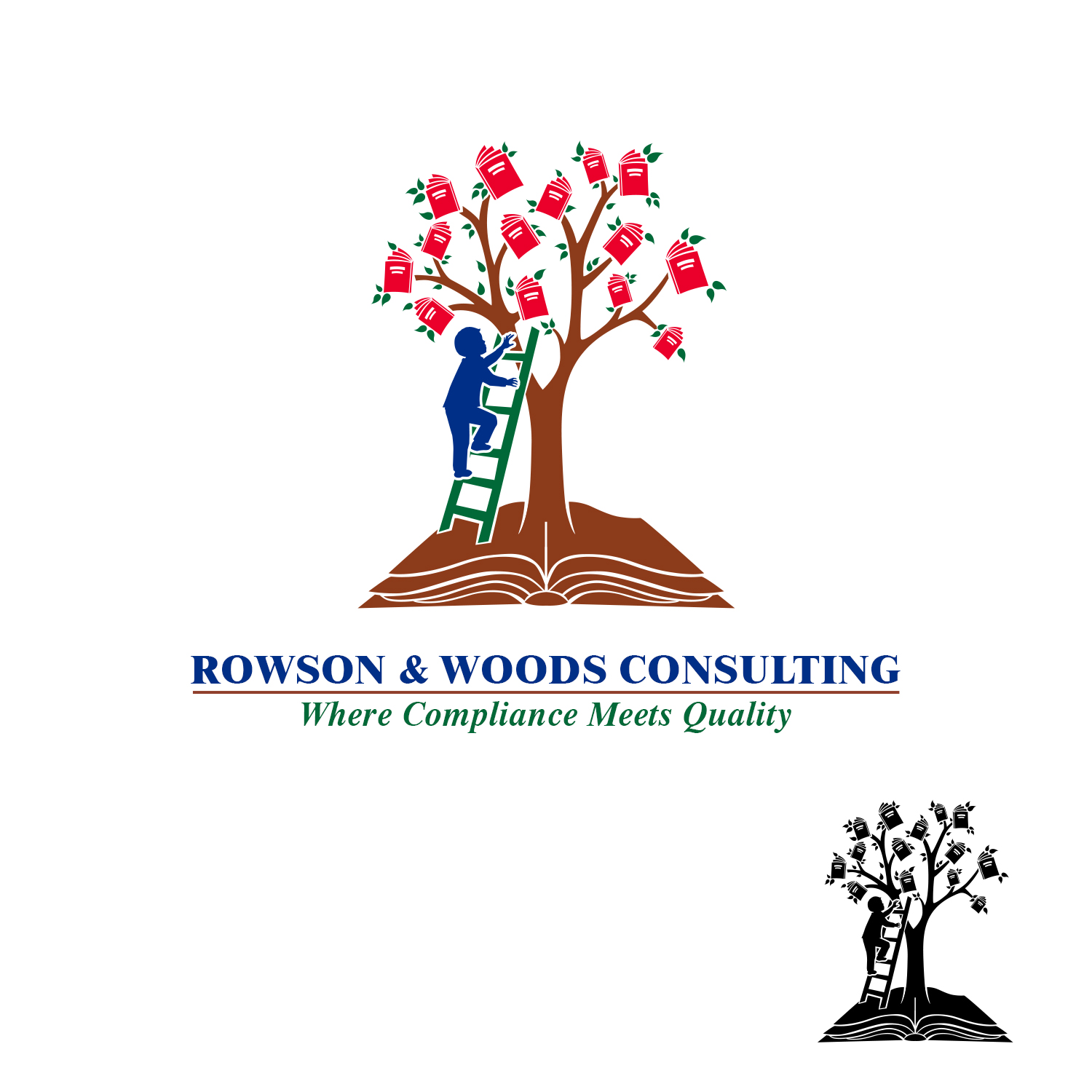 Professional, Serious, Consulting Logo Design for Rowson & Woods ...