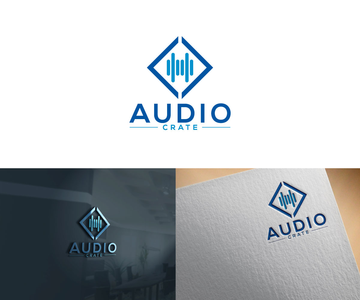 Modern, Bold, Audio Logo Design for Audio Crate by jakir6 | Design ...