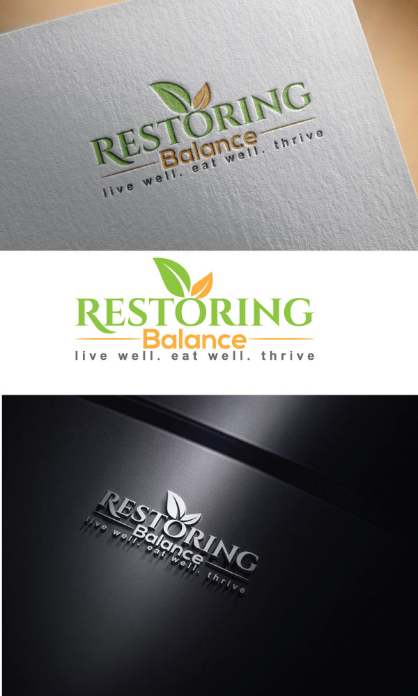 Personable, Playful, Health And Wellness Logo Design for "Restoring ...