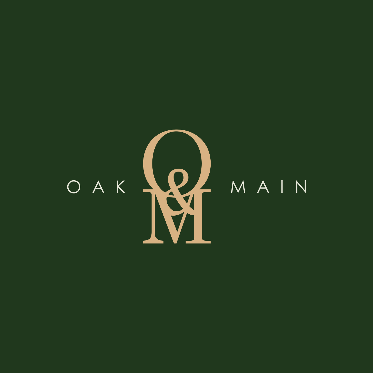 Modern, Masculine Logo Design for OAK & MAIN by Thompson | Design #19835167