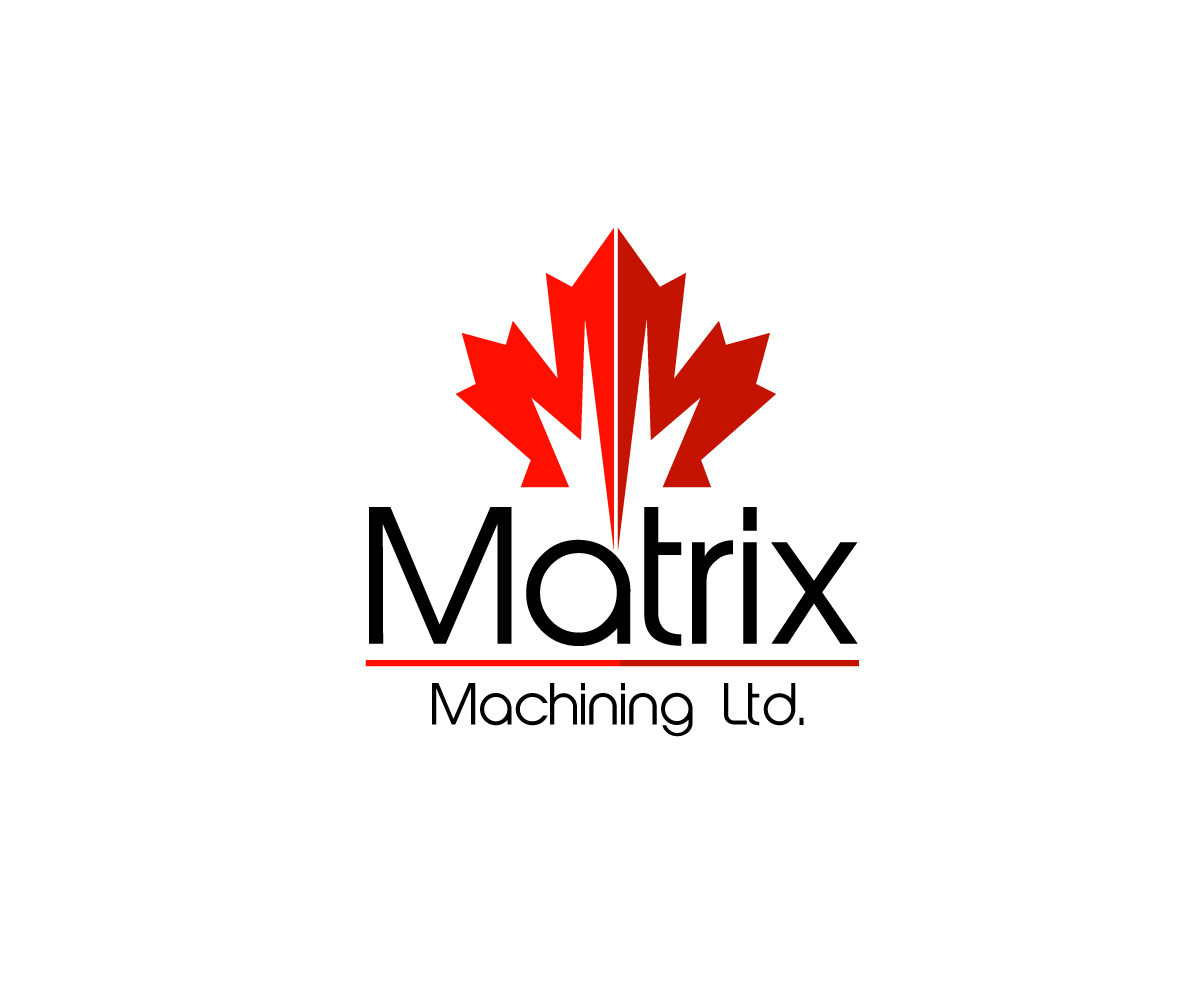 Modern, Masculine, Manufacturing Logo Design for Matrix Machining Ltd ...