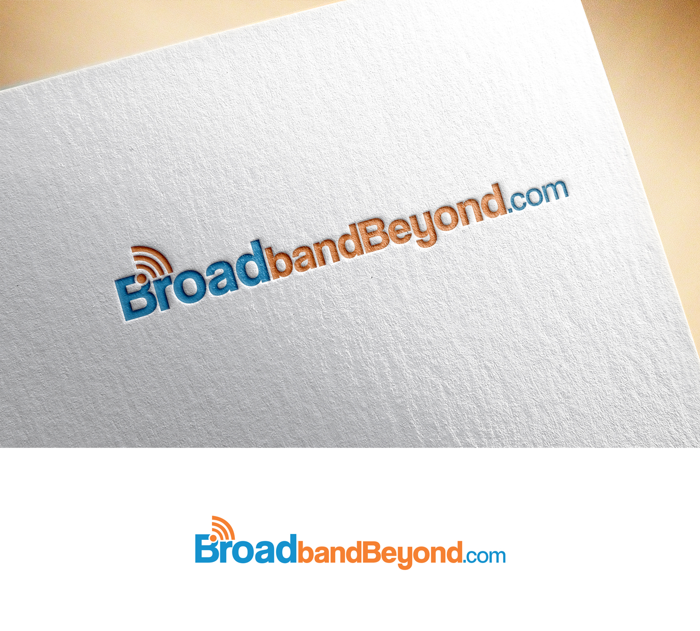 Elegant, Serious, Telecommunications Logo Design for BroadbandBeyond ...