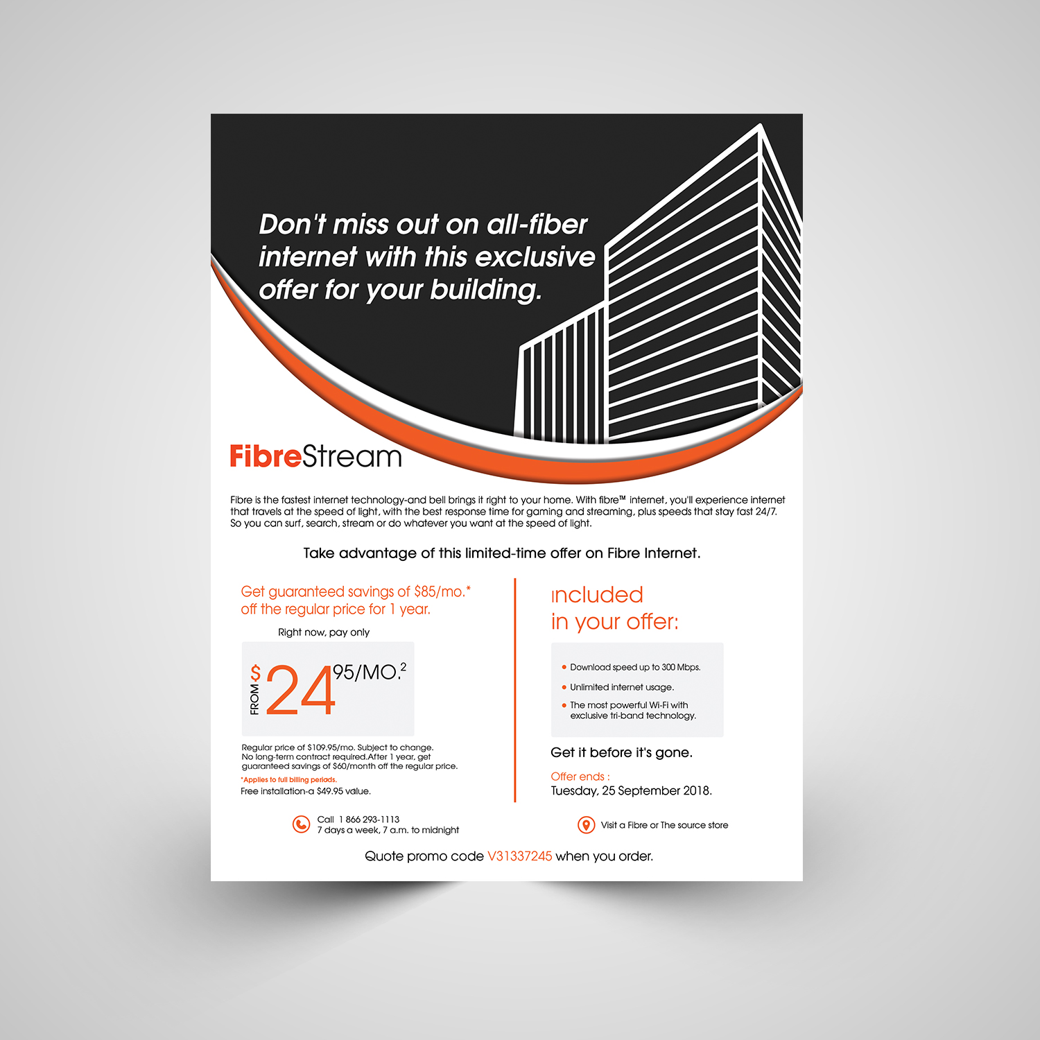 Professional, Bold, Telecommunications Flyer Design for a Company by ...