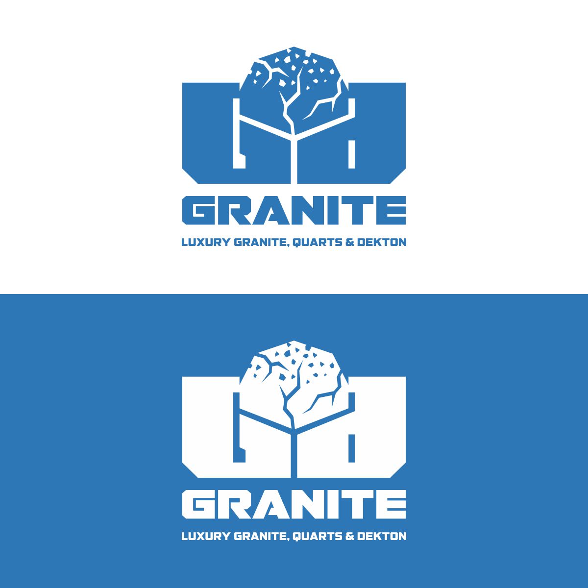 Upmarket, Elegant Logo Design for GA Granite - Luxury Granite, Quarts ...
