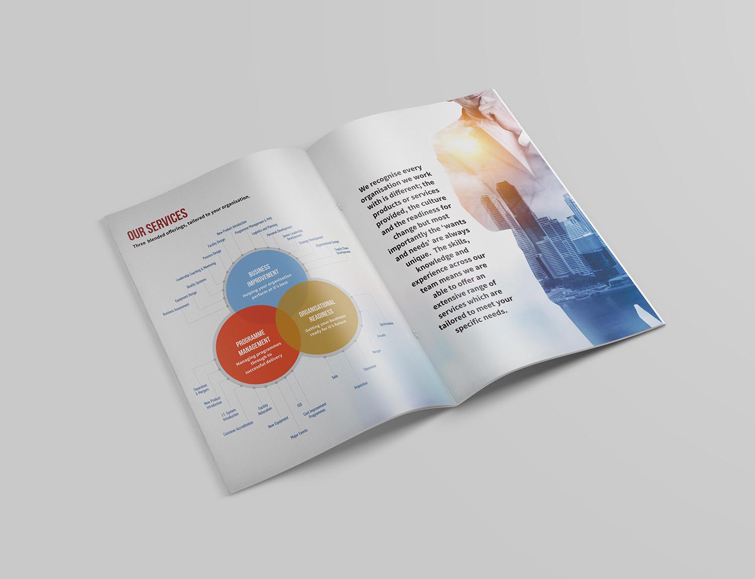 Upmarket, Modern, Management Consulting Brochure Design for a Company ...