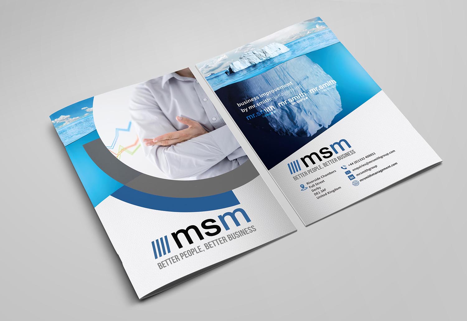 Upmarket, Modern, Management Consulting Brochure Design for a Company ...