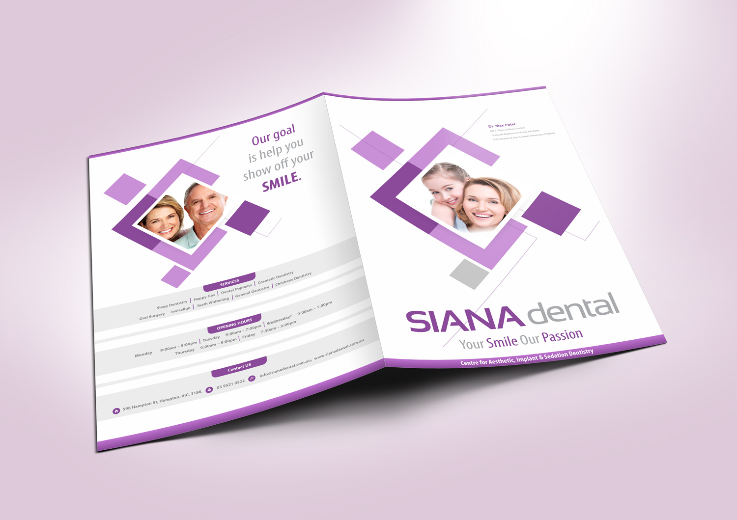 Professional, Modern, Dental Clinic Stationery Design for Siana Dental ...