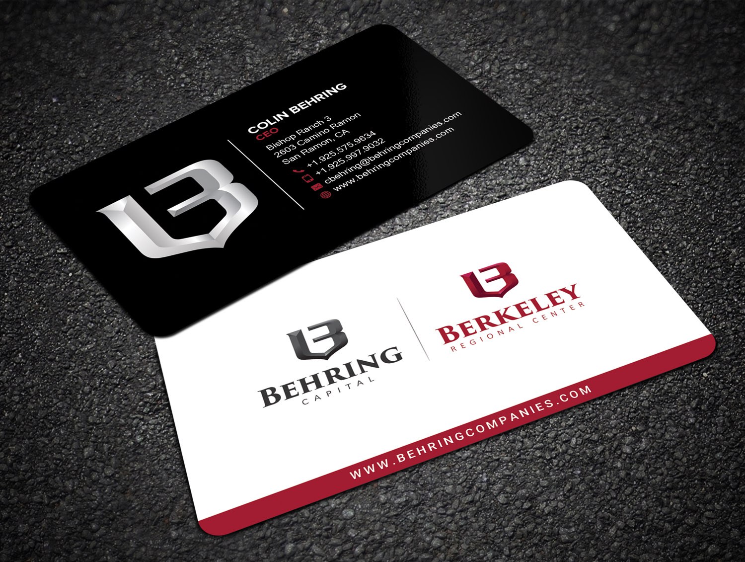Upmarket, Elegant, Finance Business Card Design for Behring Co. by ...