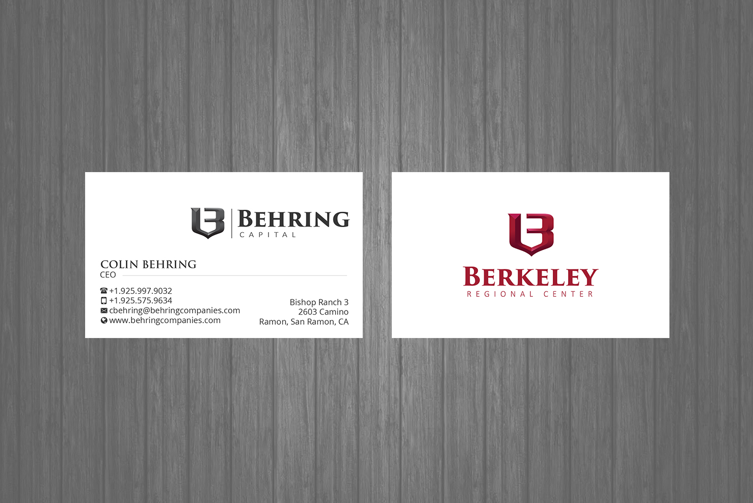 Upmarket, Elegant, Finance Business Card Design for Behring Co. by ...