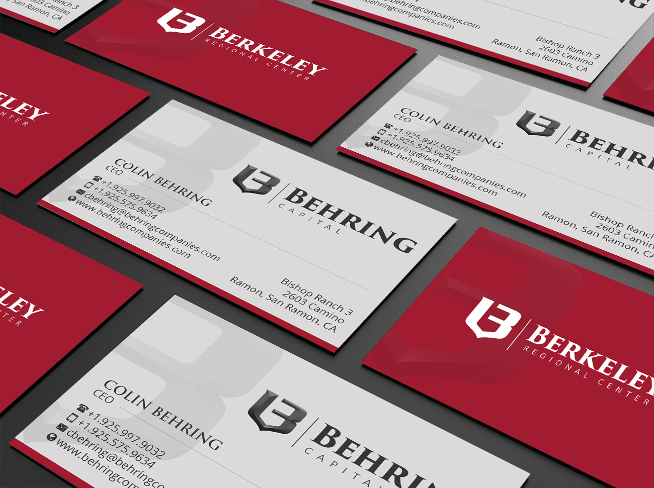 Upmarket, Elegant, Finance Business Card Design for Behring Co. by ...