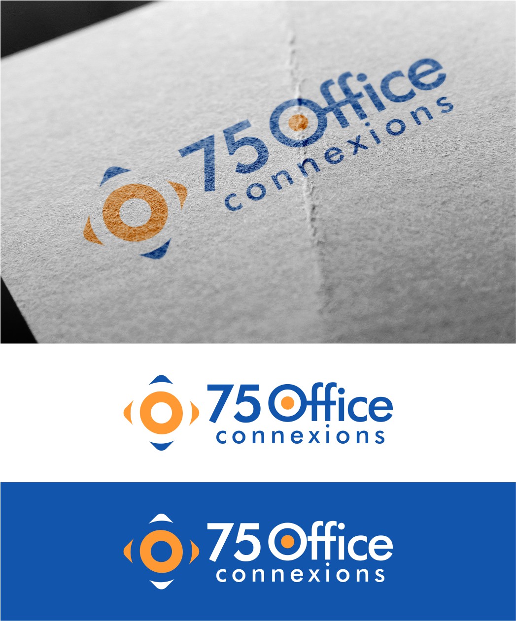 Logo Design for 75 Office connexions by bojboga | Design #19814845